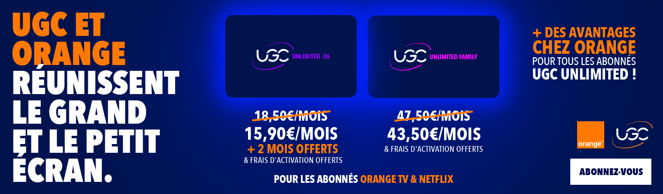 Films à l'affiche, horaires des séances, réservation en ligne - UGC.be